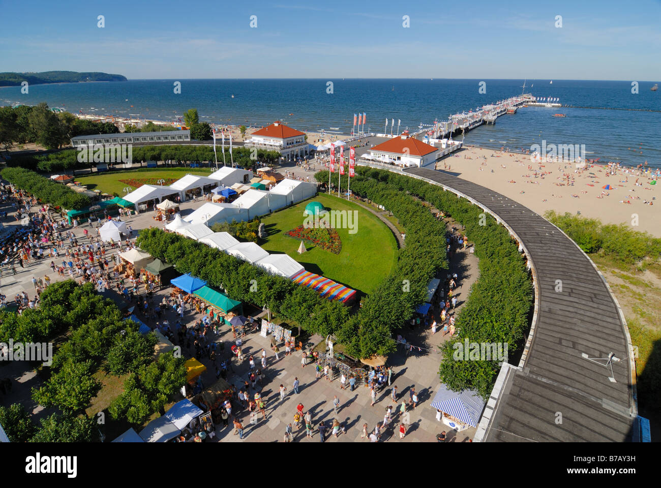 Sopot poland lighthouse pier molo hi-res stock photography and images ...