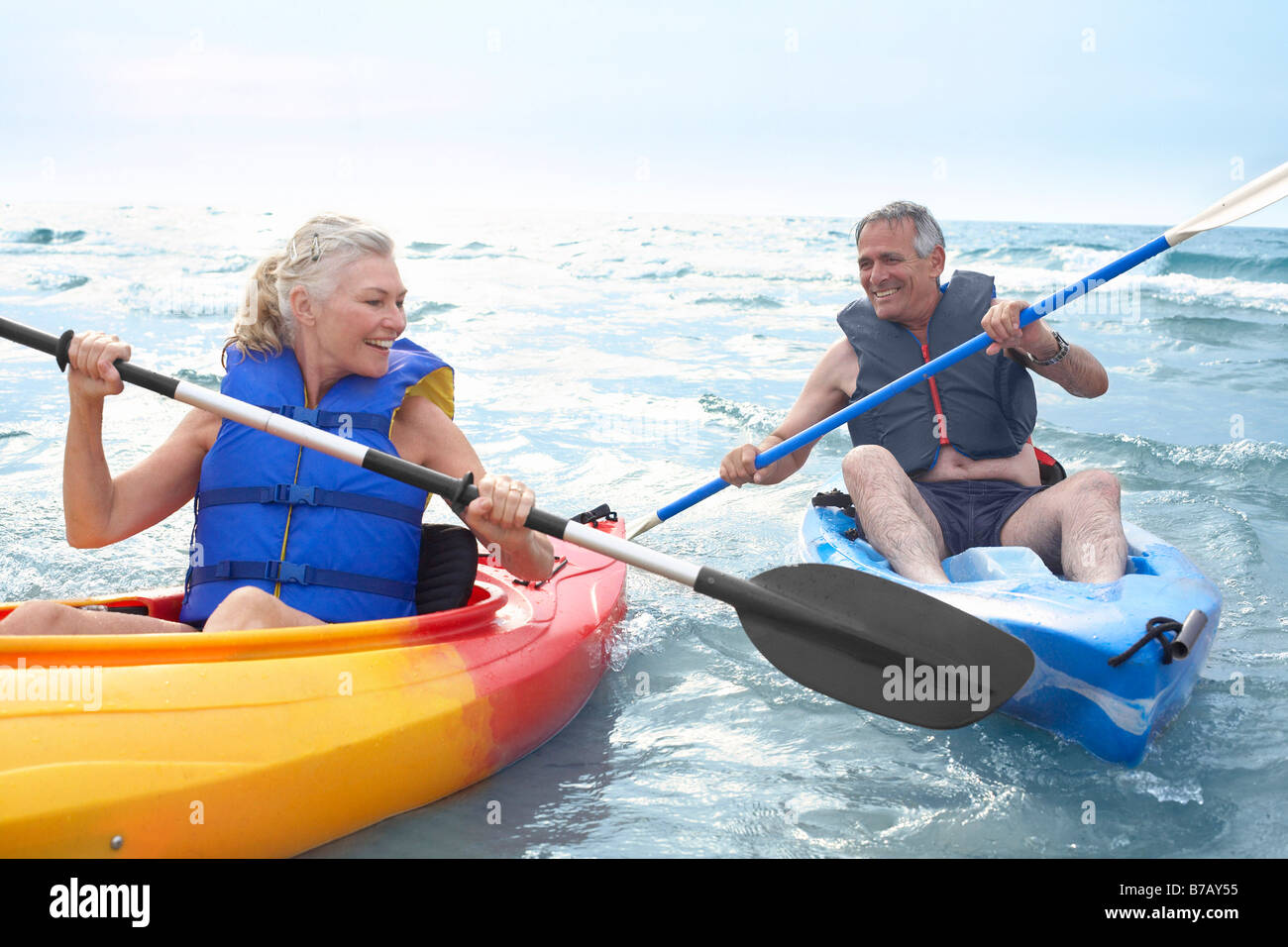 Old men kayaking hi-res stock photography and images - Alamy