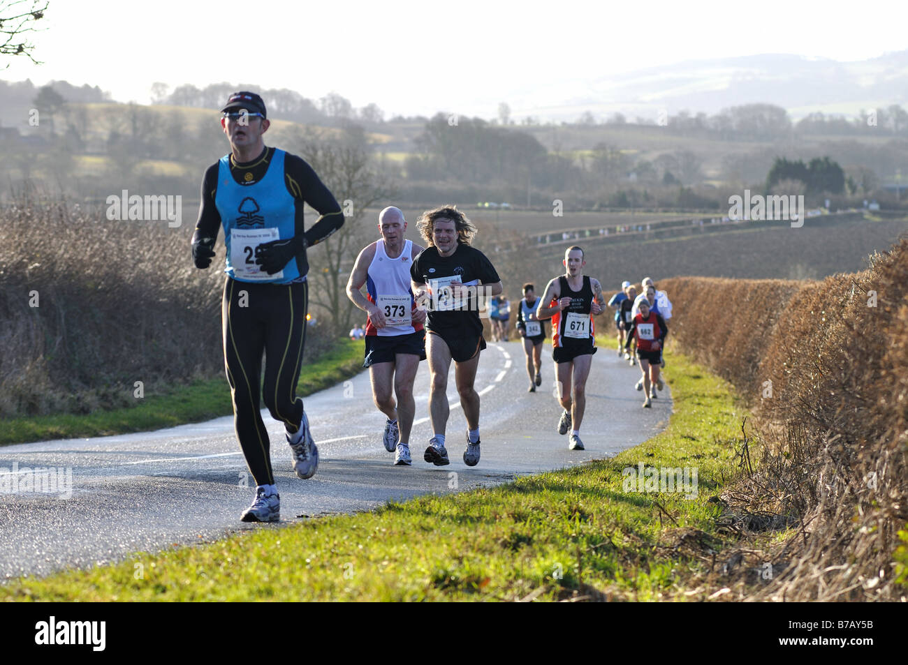 Runner Running Road Race Runners High Resolution Stock Photography and ...