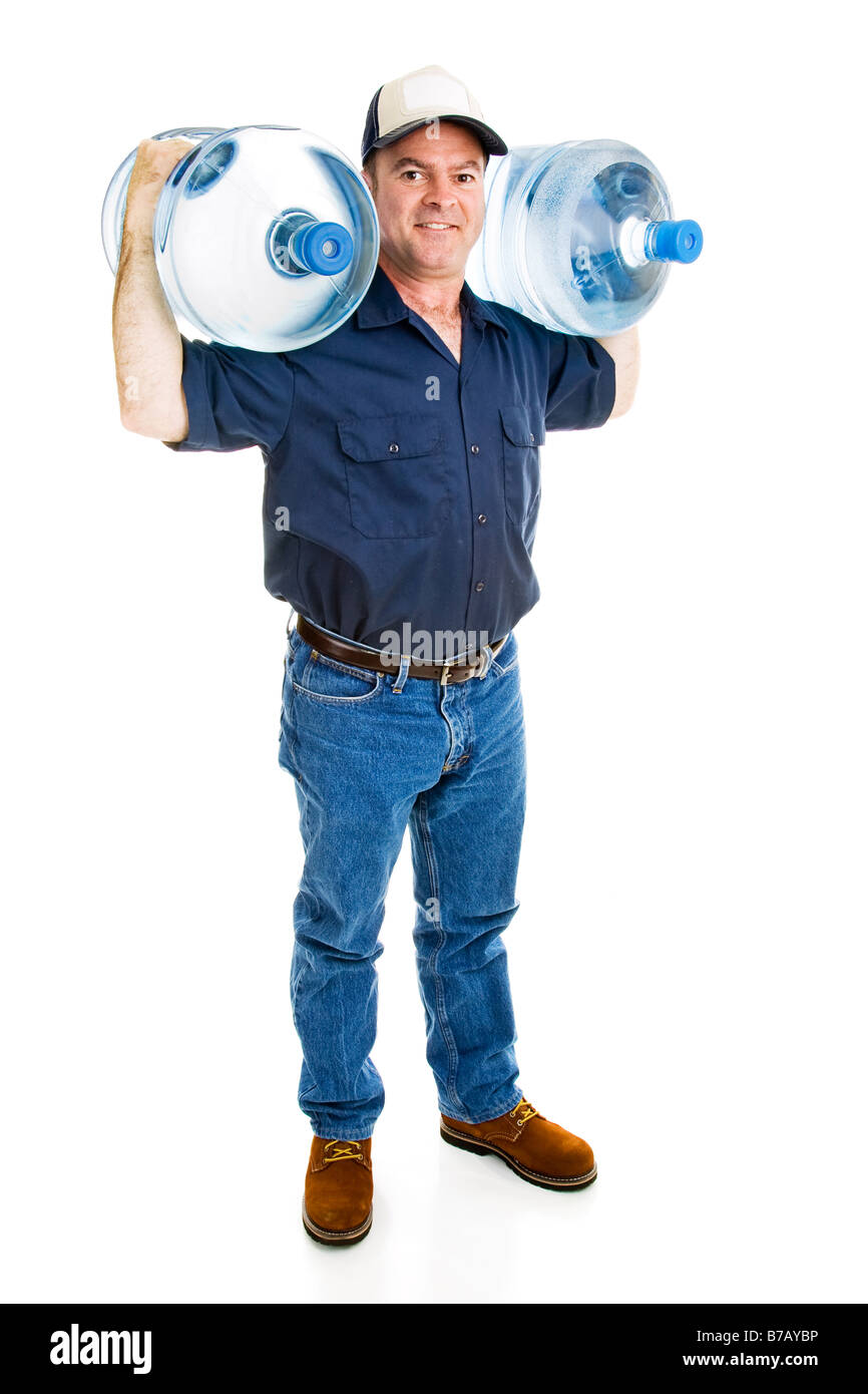 Man carrying water jug hi-res stock photography and images - Alamy