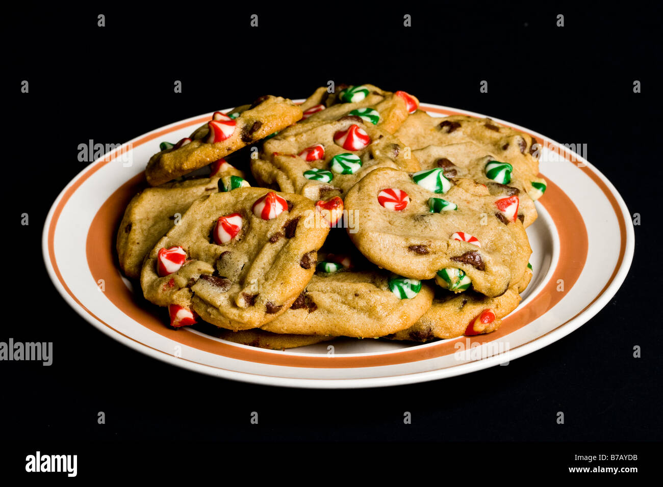 A plate full of cookies Stock Photo - Alamy