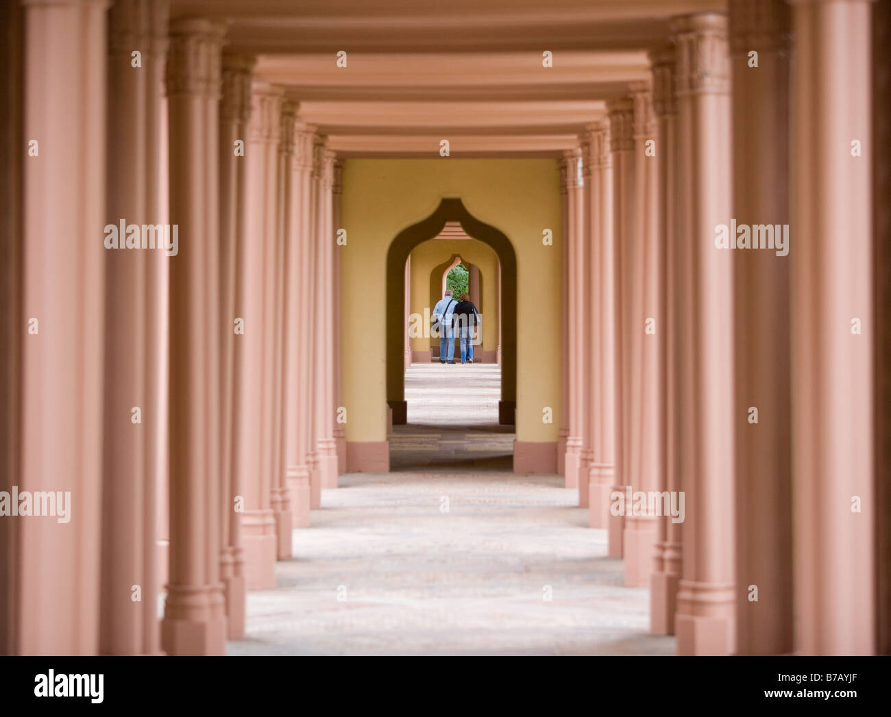 Mosque in the Turkish garden in the Schwetzinger castle garden Stock ...