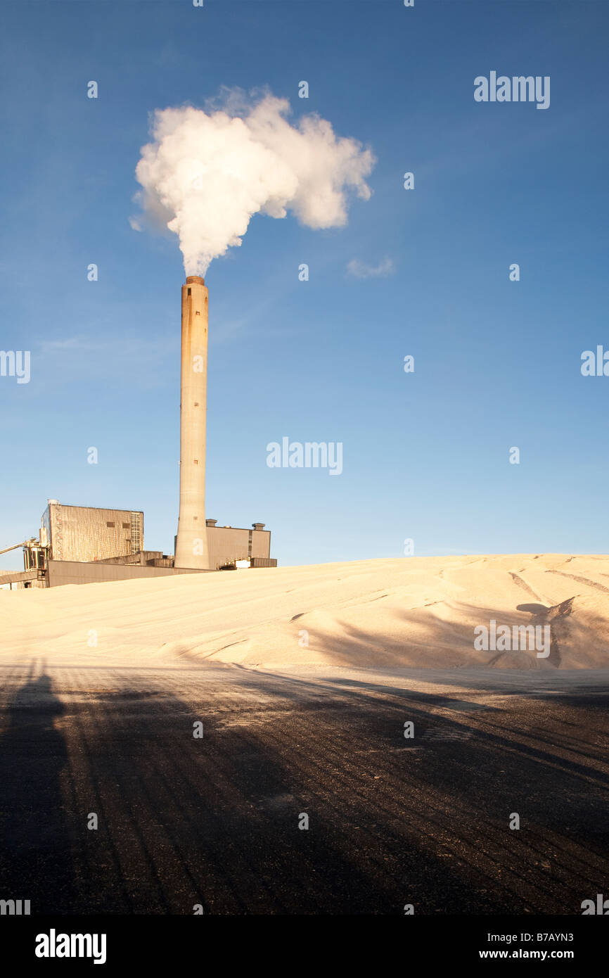 Toppila district heating power plant for heat and electricity. Burns ...