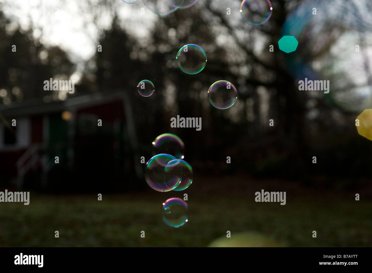 Soap film refracting white light hi-res stock photography and images ...