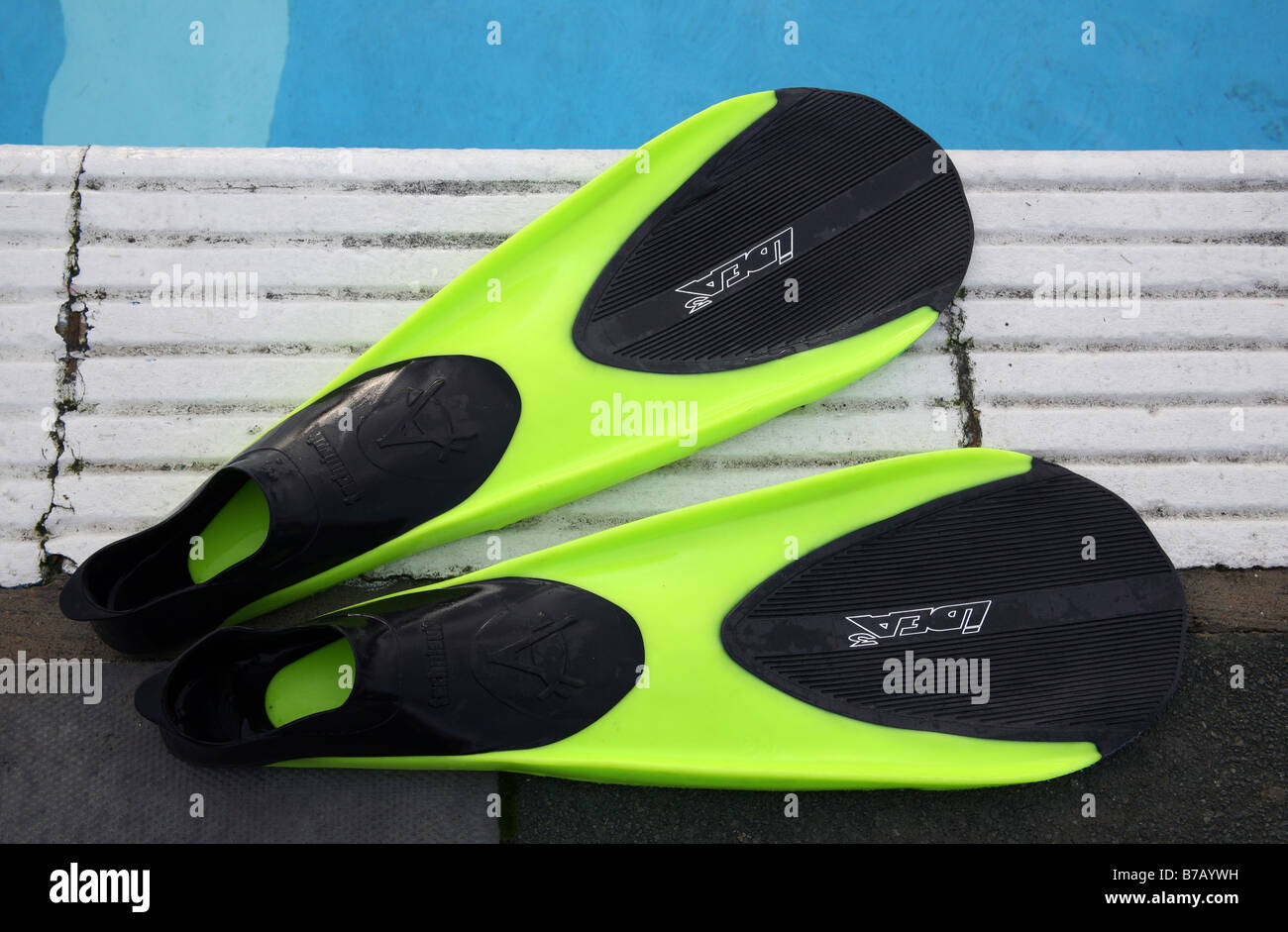 Rubber flippers hi-res stock photography and images - Alamy