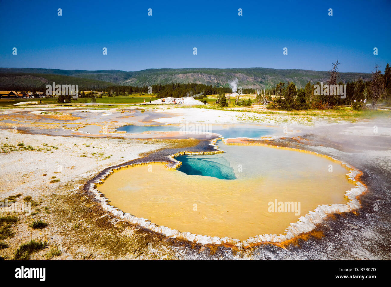 Beach geyser yellowstone hi-res stock photography and images - Alamy
