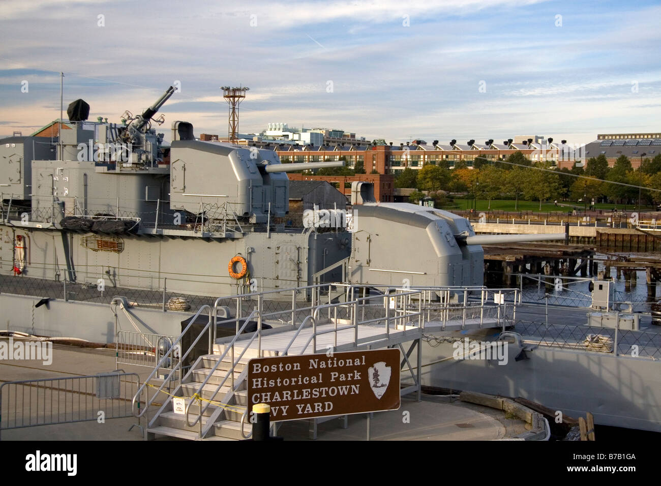 The Boston Navy Yard located within the Boston National Historical Park ...
