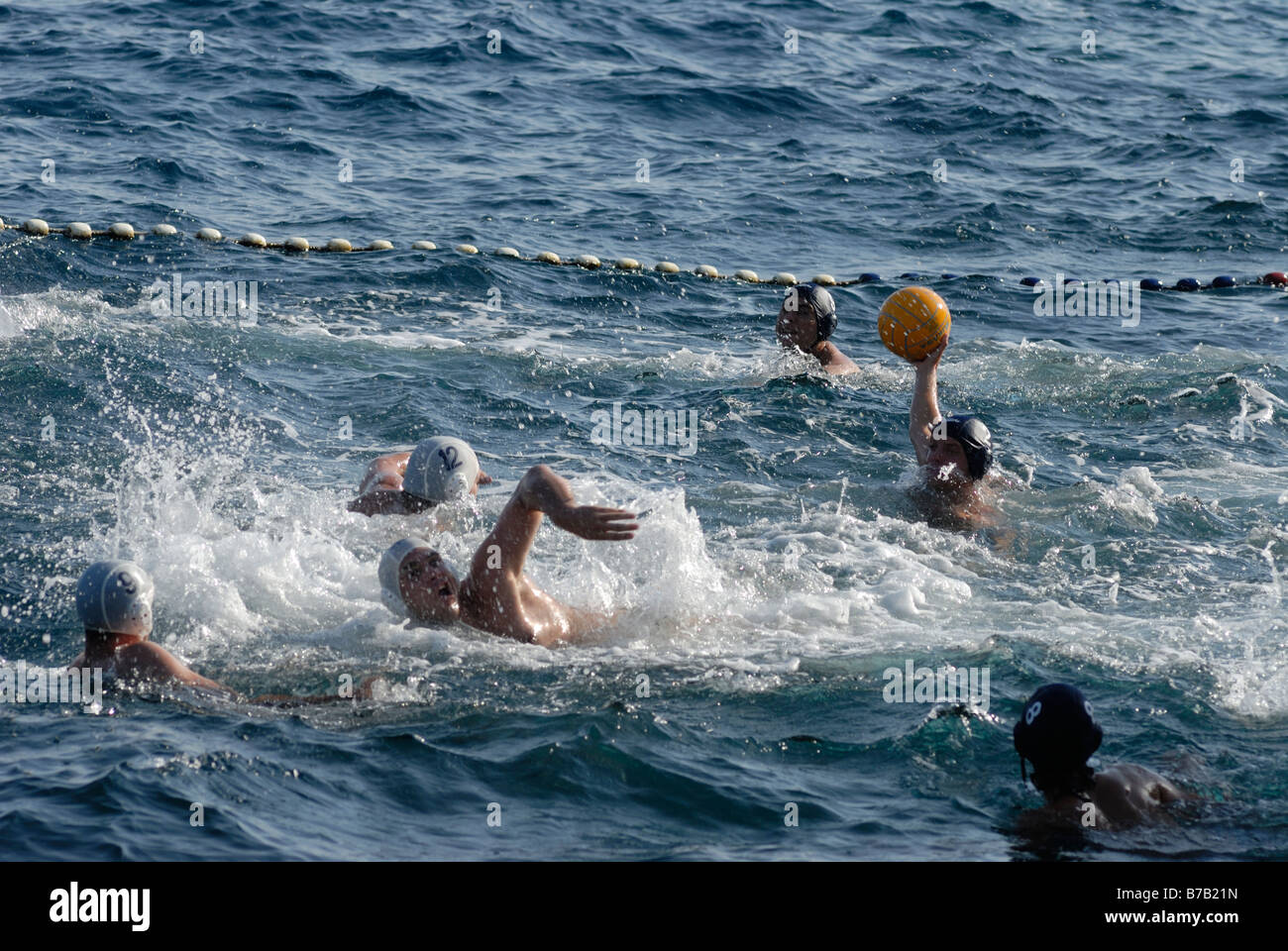 Water polo players, Dubrownik, Croatia Stock Photo - Alamy