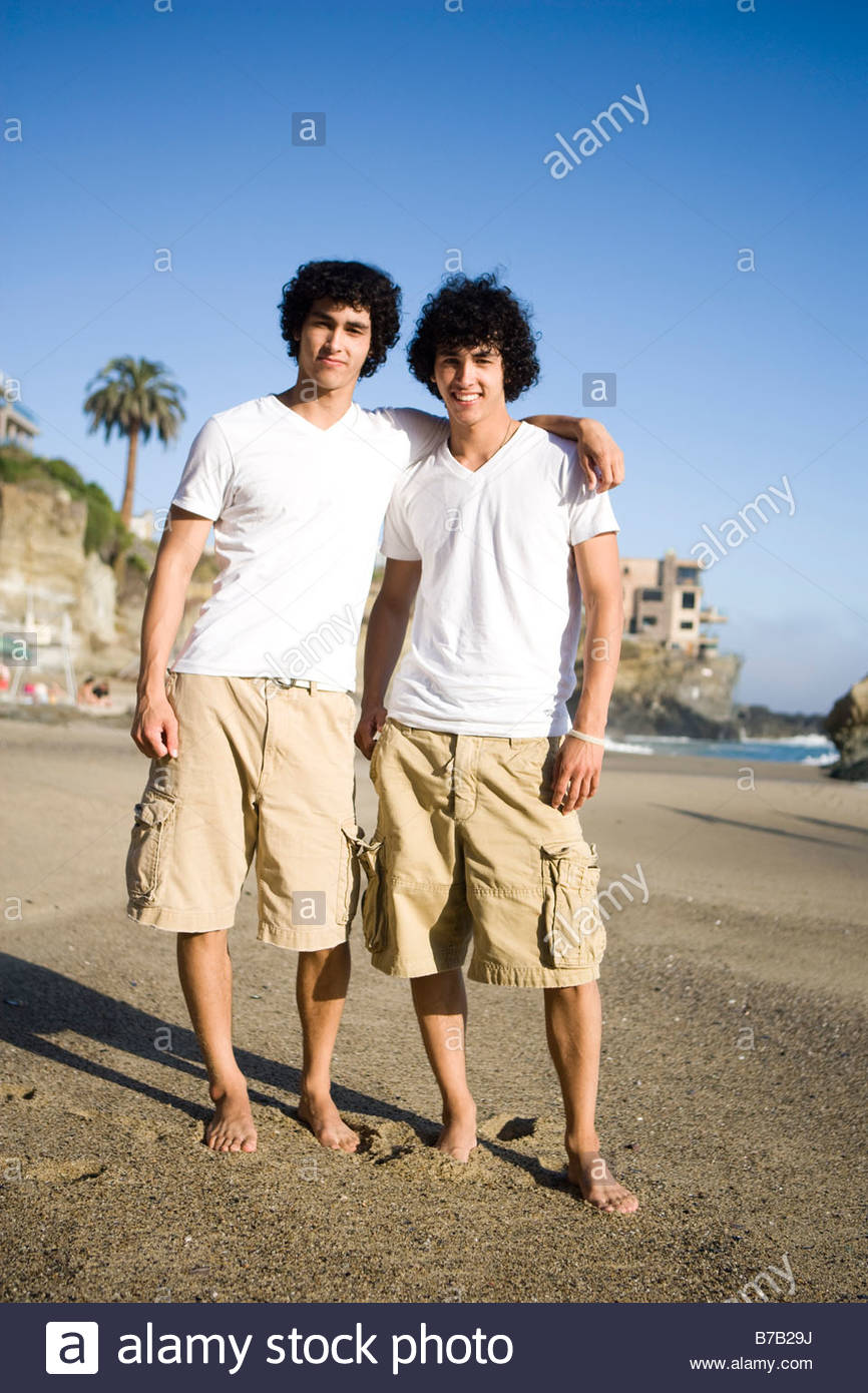 Portrait Of Two Brothers Stock Photos & Portrait Of Two Brothers Stock ...