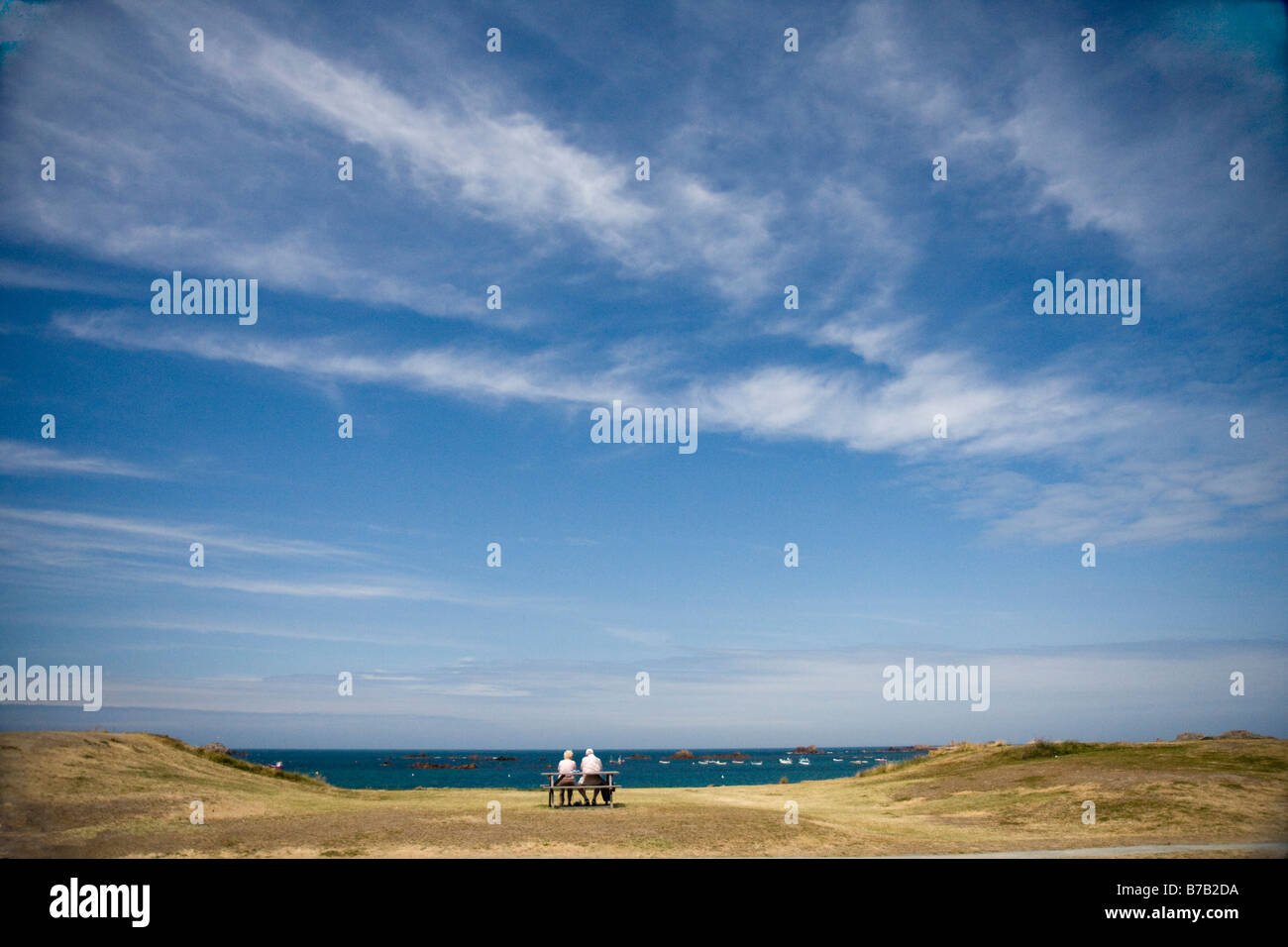 Pleinmont observation tower guernsey hi-res stock photography and ...