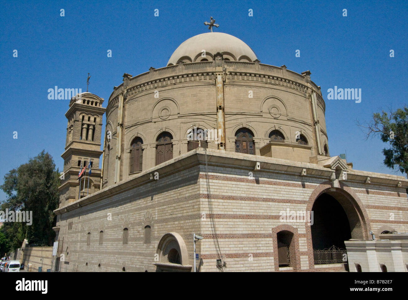 Saint George Greek Orthodox Church in Old Cairo Egypt Stock Photo - Alamy
