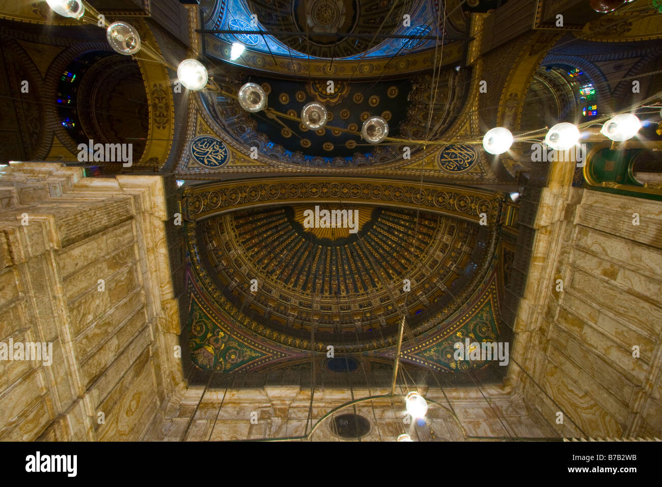 Cairo mosque dome interior hi-res stock photography and images - Alamy