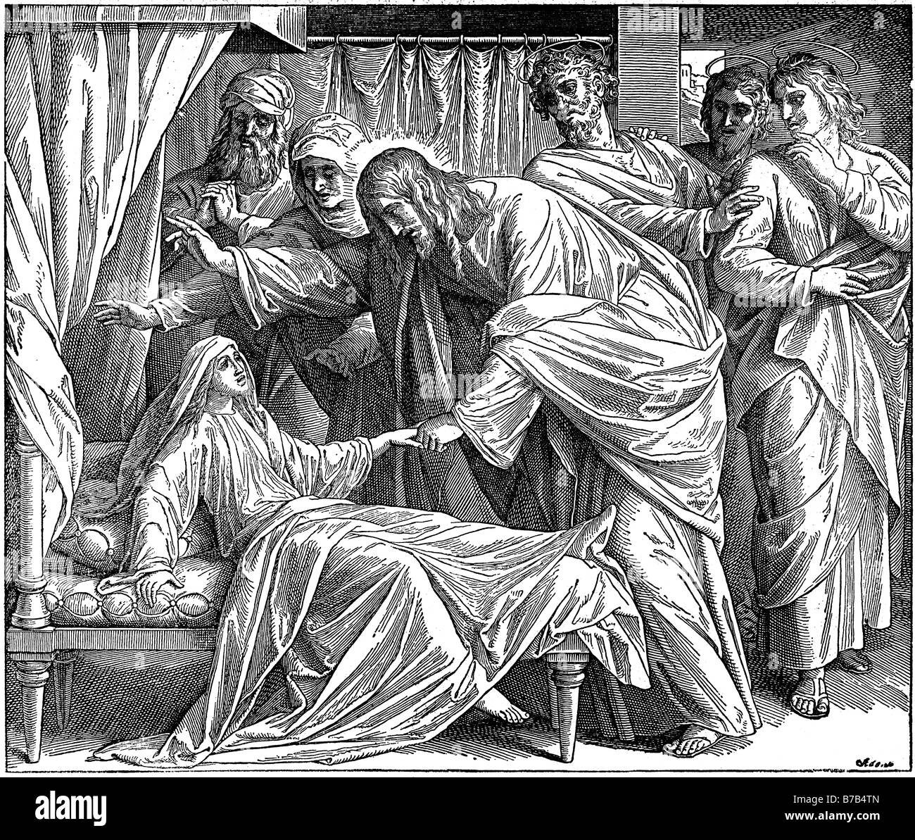 The daughter of Jairus Stock Photo - Alamy