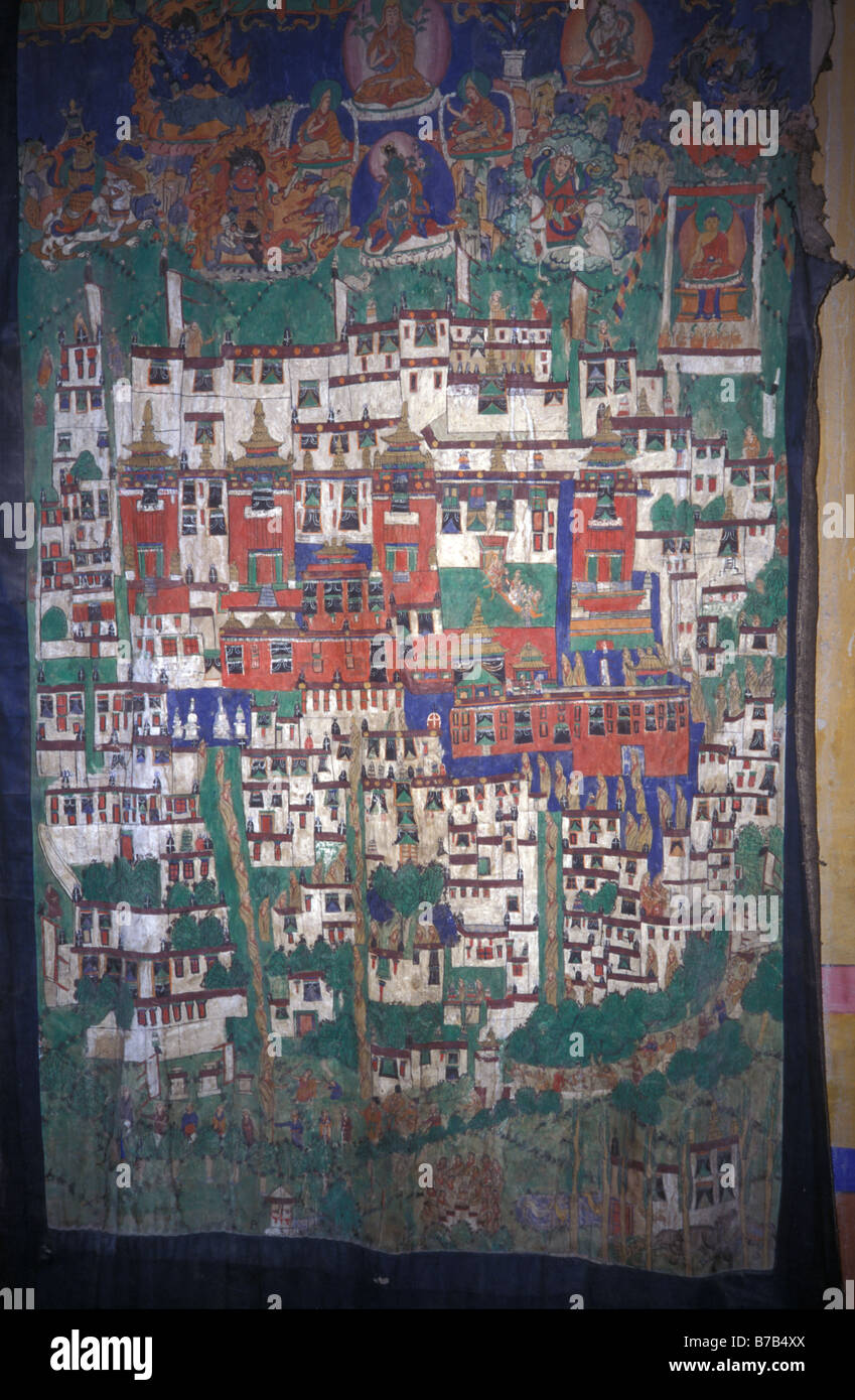 Thangka painting india hi-res stock photography and images - Alamy