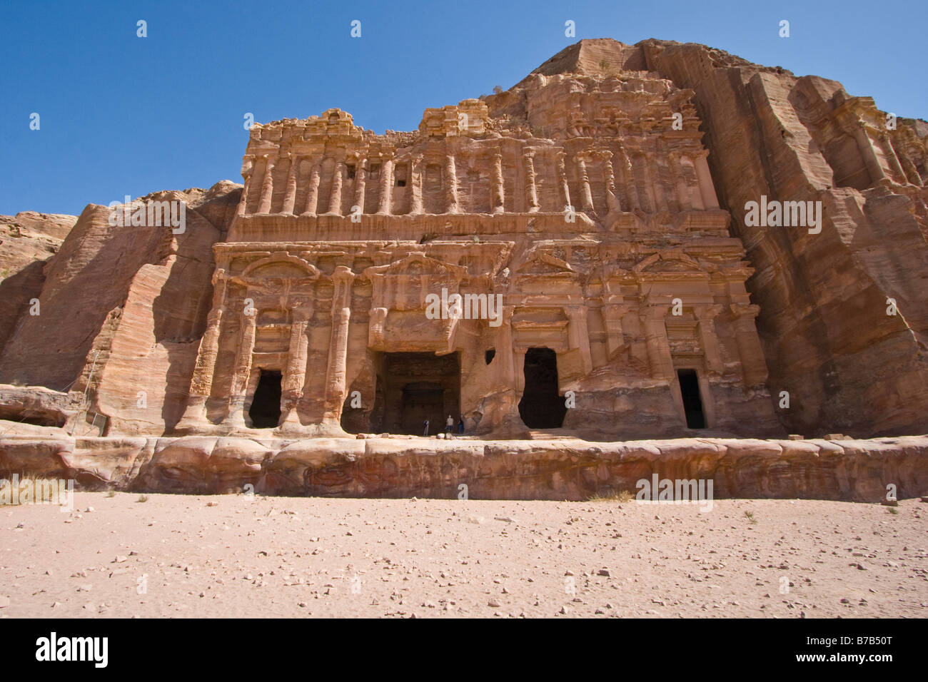 The Palace Tomb at the Ruins of Petra in Jordan Stock Photo - Alamy