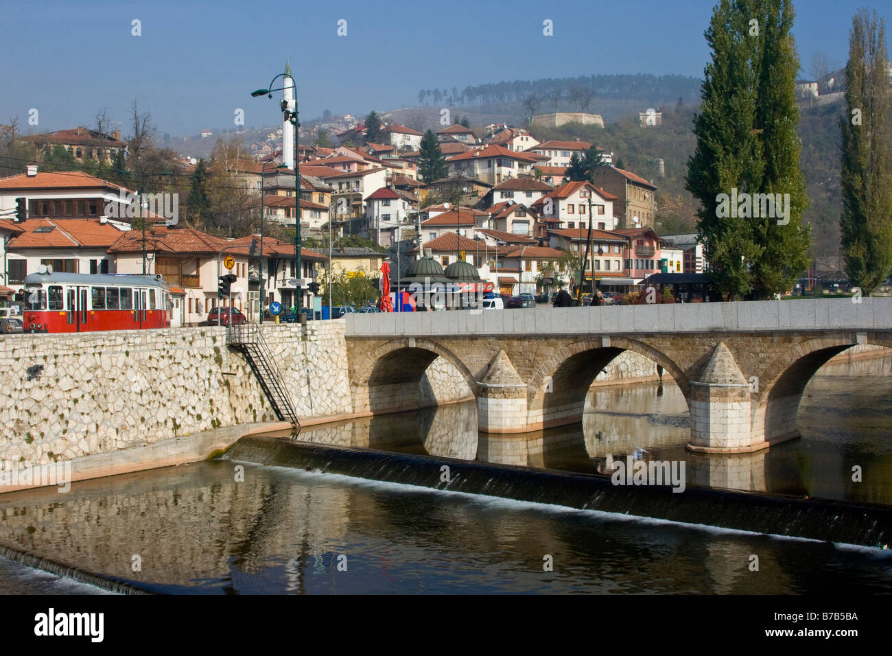 The Latin Bridge in Sarajevo Bosnia Stock Photo - Alamy