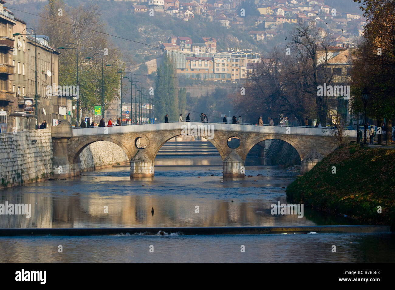 The Latin Bridge in Sarajevo Bosnia Stock Photo - Alamy