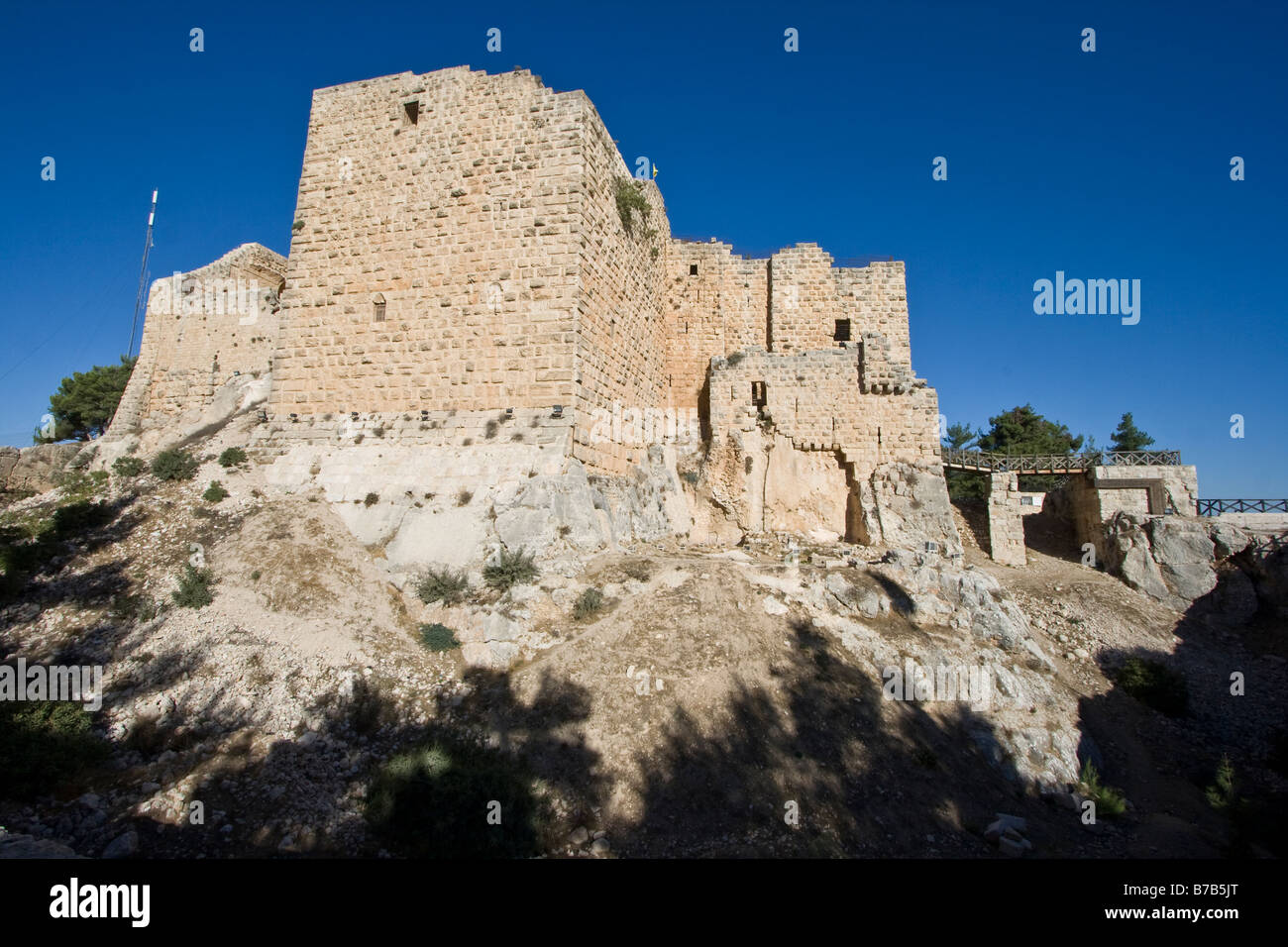 Ajloun Castle in Jordan Stock Photo - Alamy