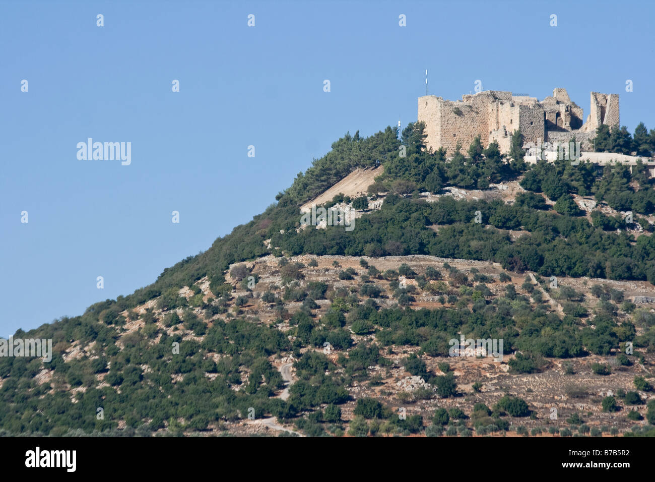 Ajloun Castle in Jordan Stock Photo - Alamy