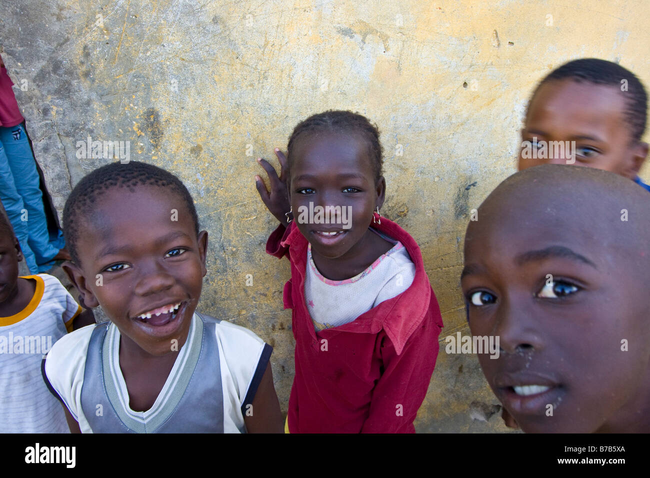 Children in St Louis in Senegal West Africa Stock Photo - Alamy