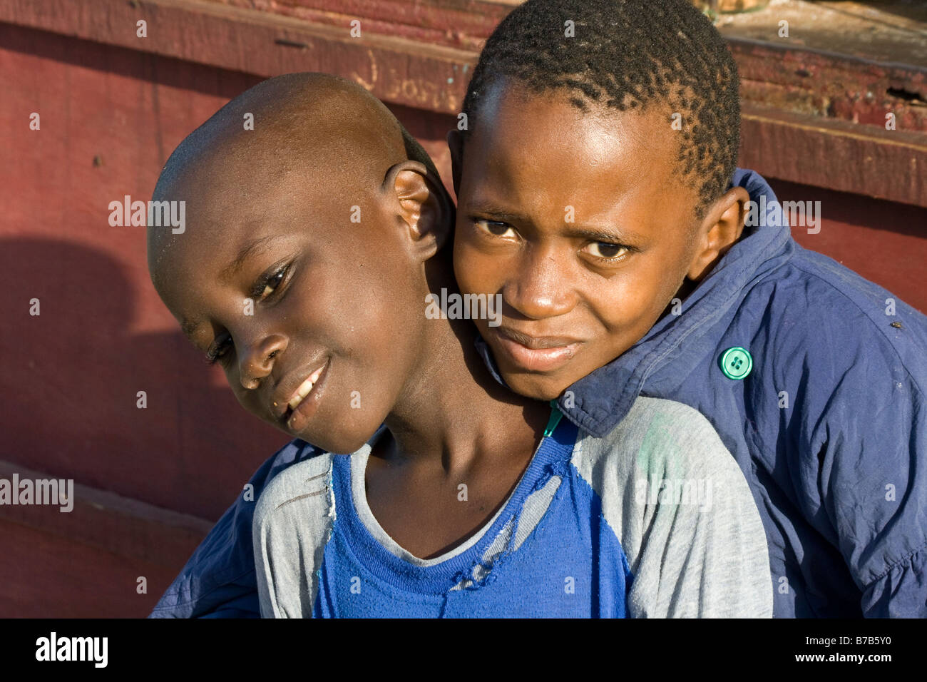 Senegalese Boys in St Louis in Senegal West Africa Stock Photo - Alamy