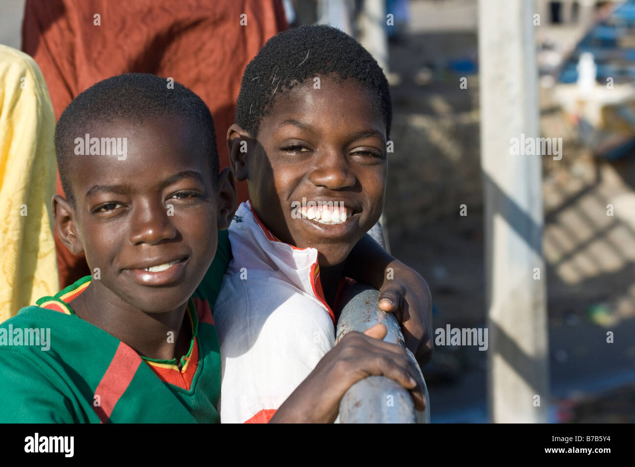 Senegalese Boys in St Louis in Senegal West Africa Stock Photo - Alamy