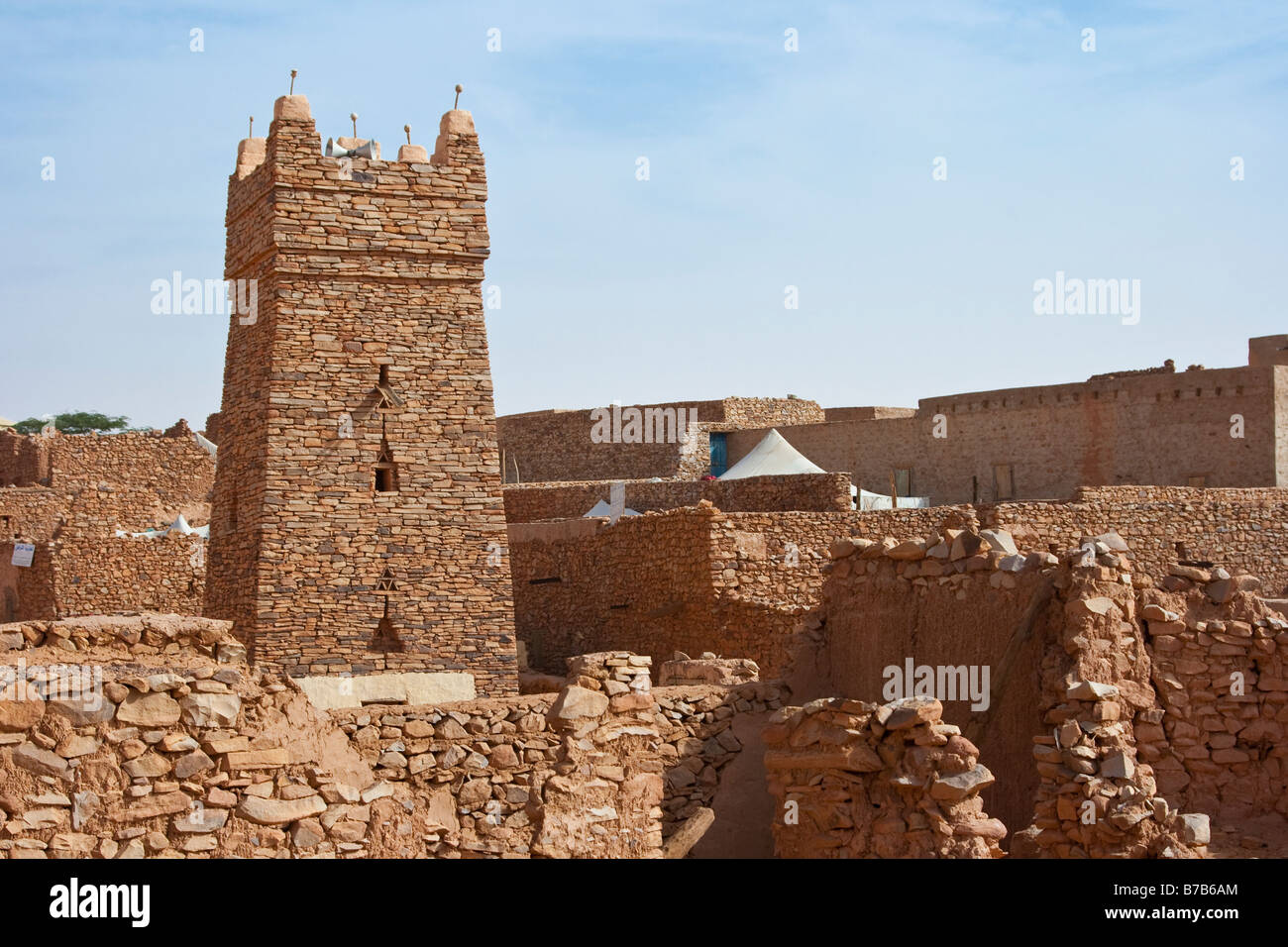Friday Mosque in Chinguetti Mauritania Stock Photo - Alamy