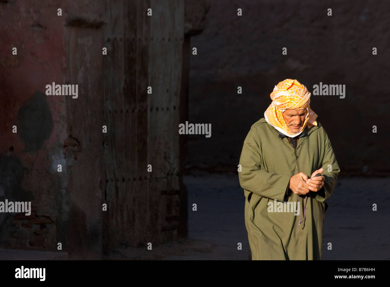 Man using mobile phone morocco hi-res stock photography and images - Alamy