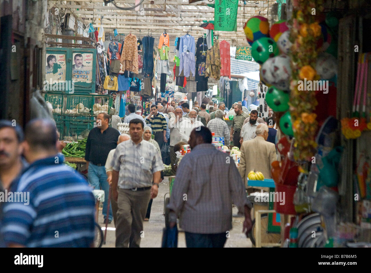 Bazaar in the Old City in Nablus West Bank Palestine Stock Photo - Alamy