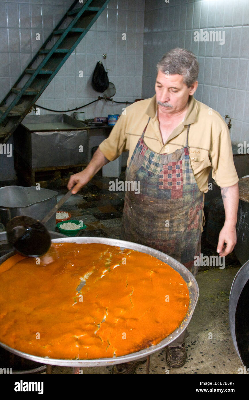 Kunafa Dessert in Nablus West Bank Palestine Stock Photo - Alamy