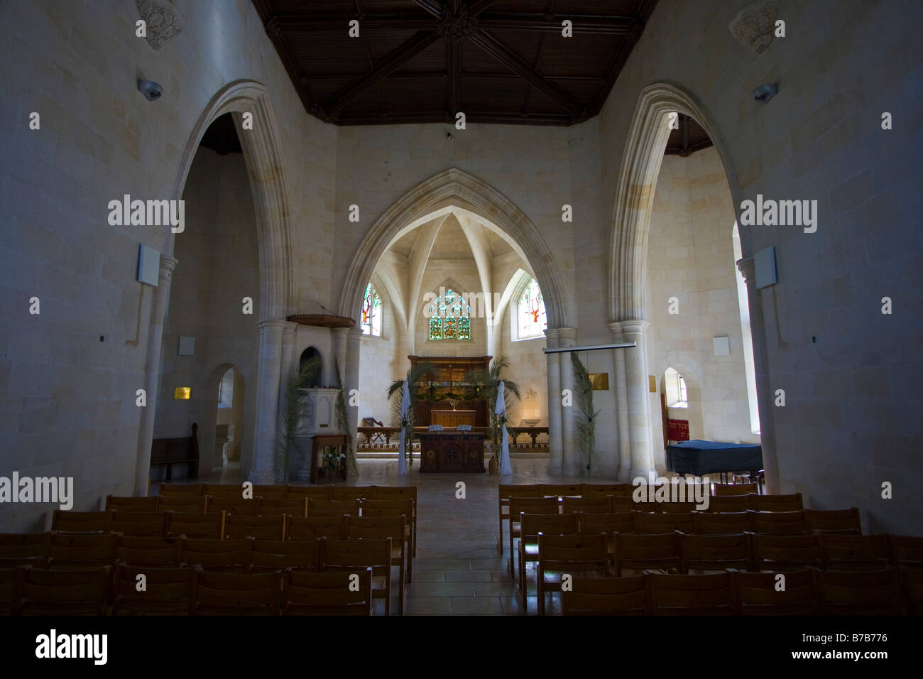 Inside Christ Church in the Old City of Jerusalem Stock Photo - Alamy