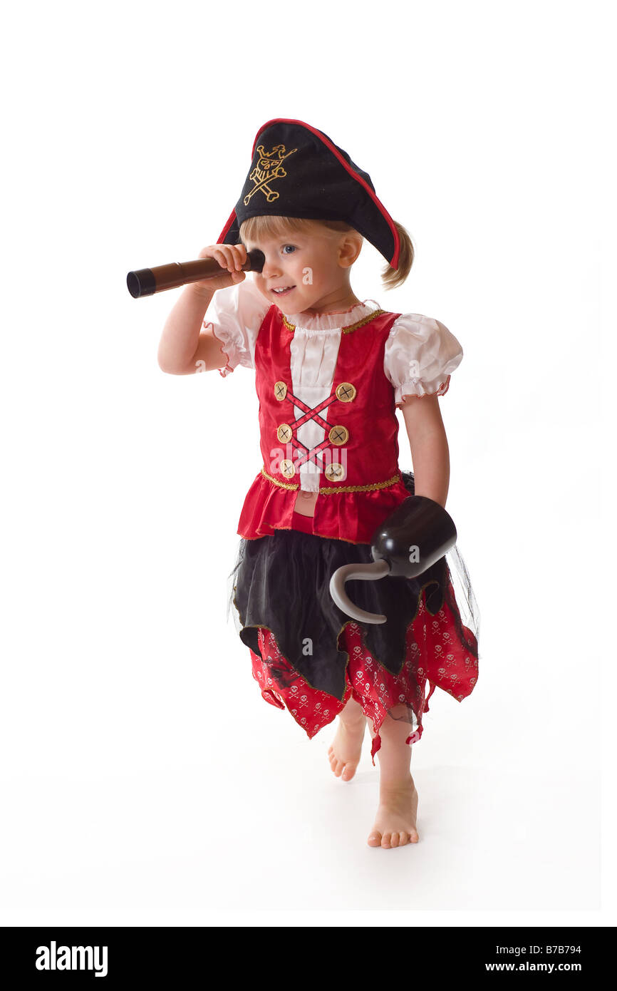 Pirate costume child Cut Out Stock Images & Pictures - Alamy