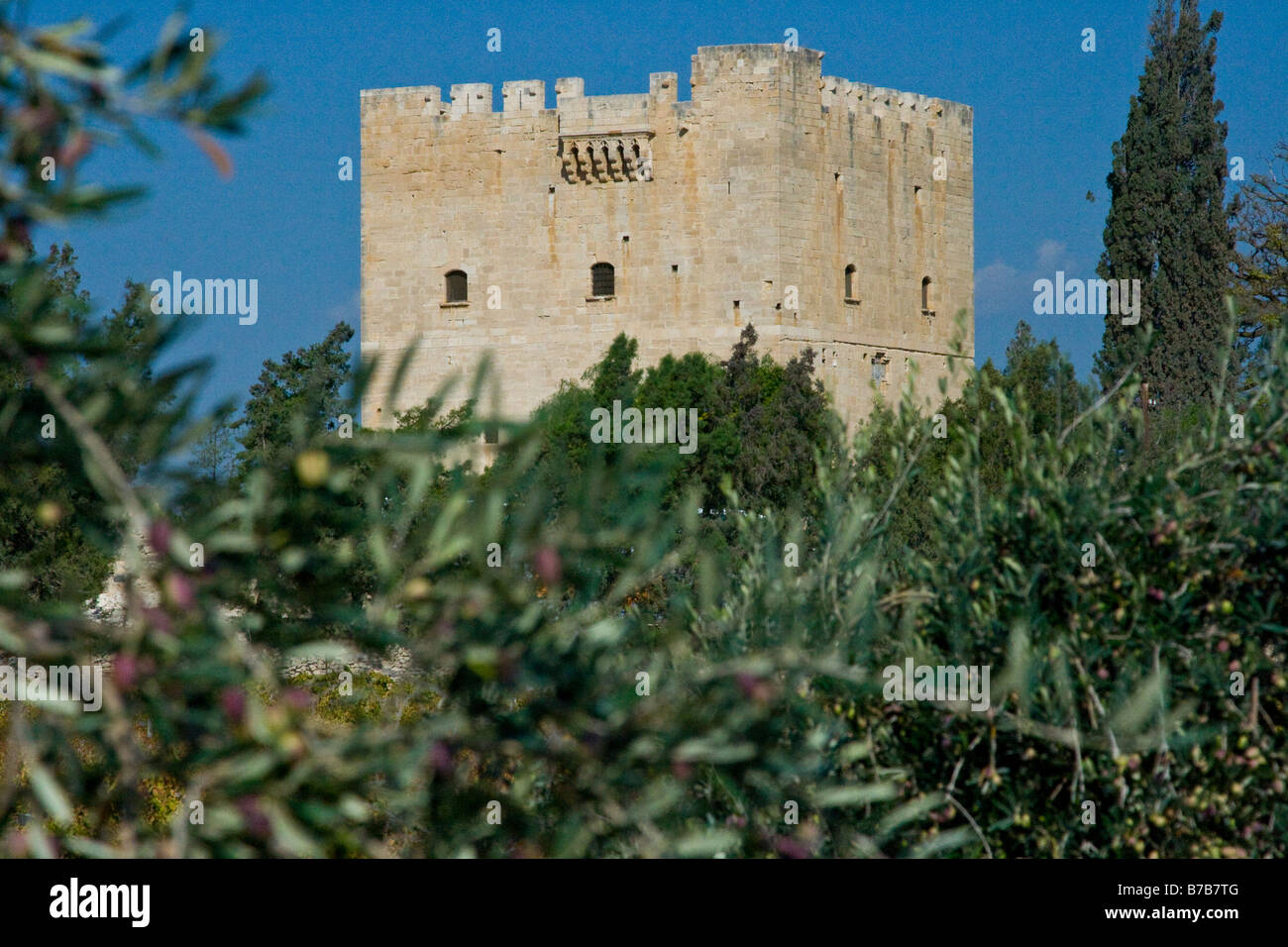 Kolossi Crusader Castle in Cyprus Stock Photo - Alamy