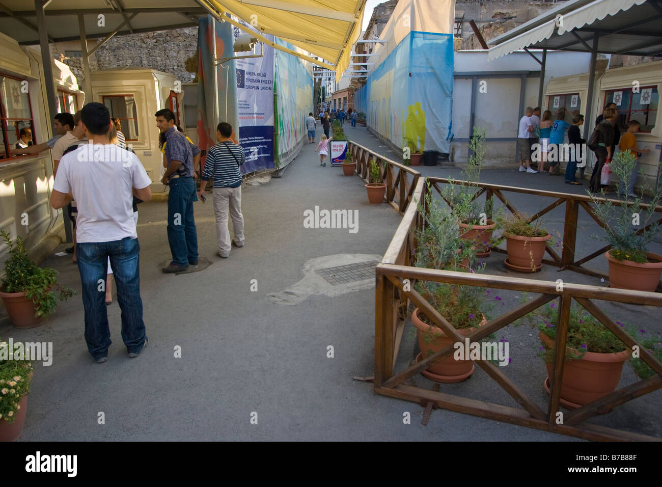 Newly Opened Ledra Street Border Crossing on the Green Line in North ...