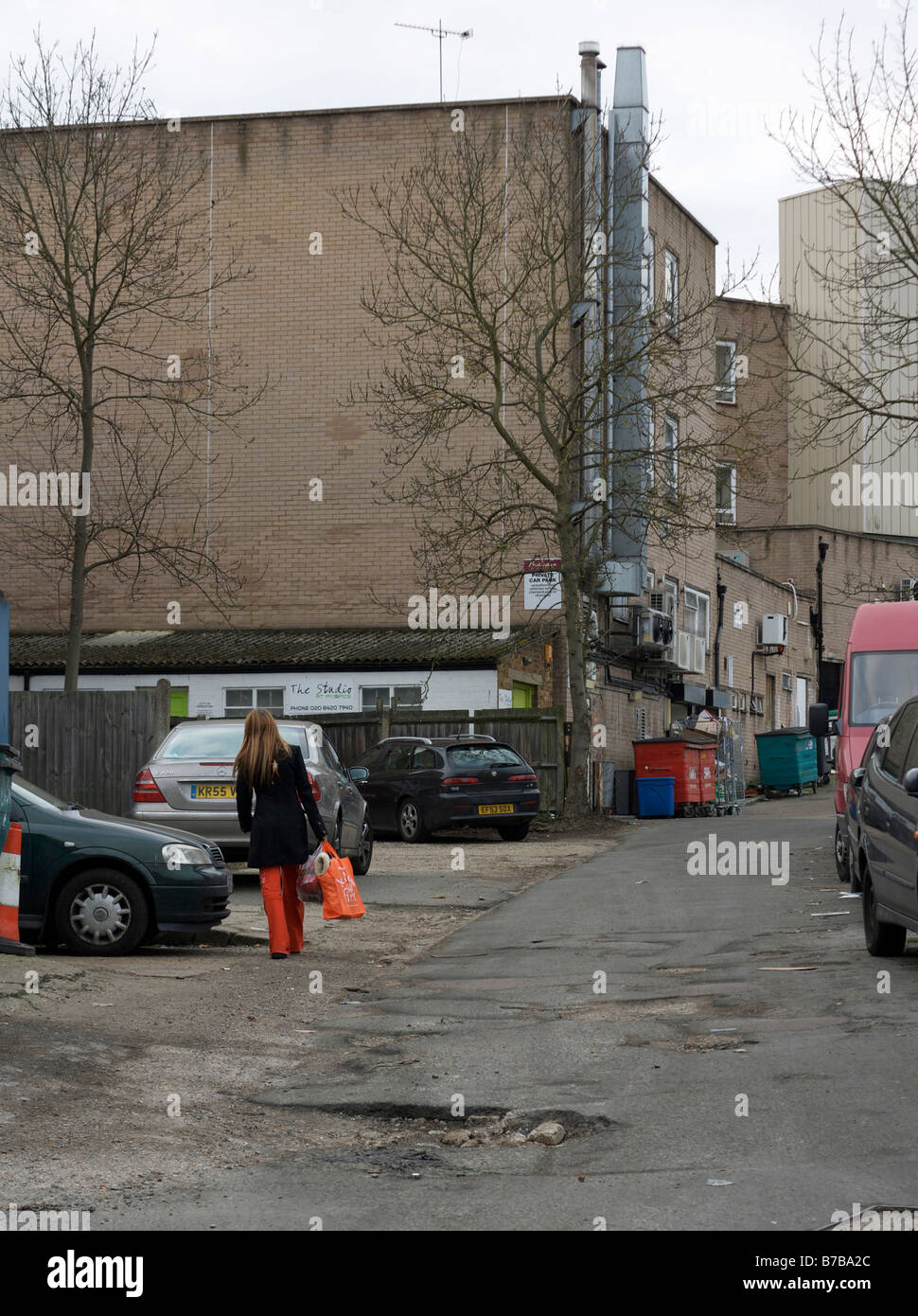 Urban street scene, England, UK Stock Photo - Alamy
