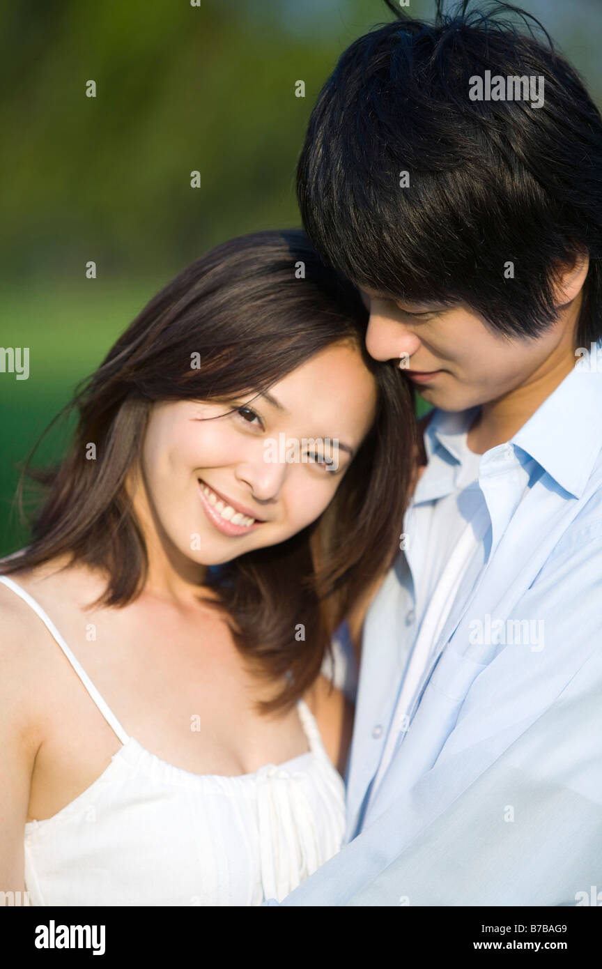 Young couple bonding together Stock Photo - Alamy