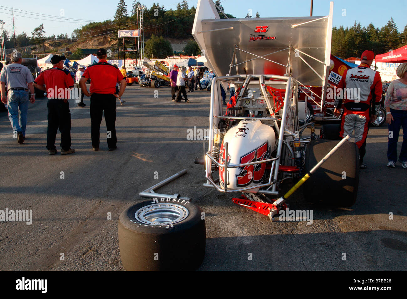 Sprint car speedway hi-res stock photography and images - Alamy