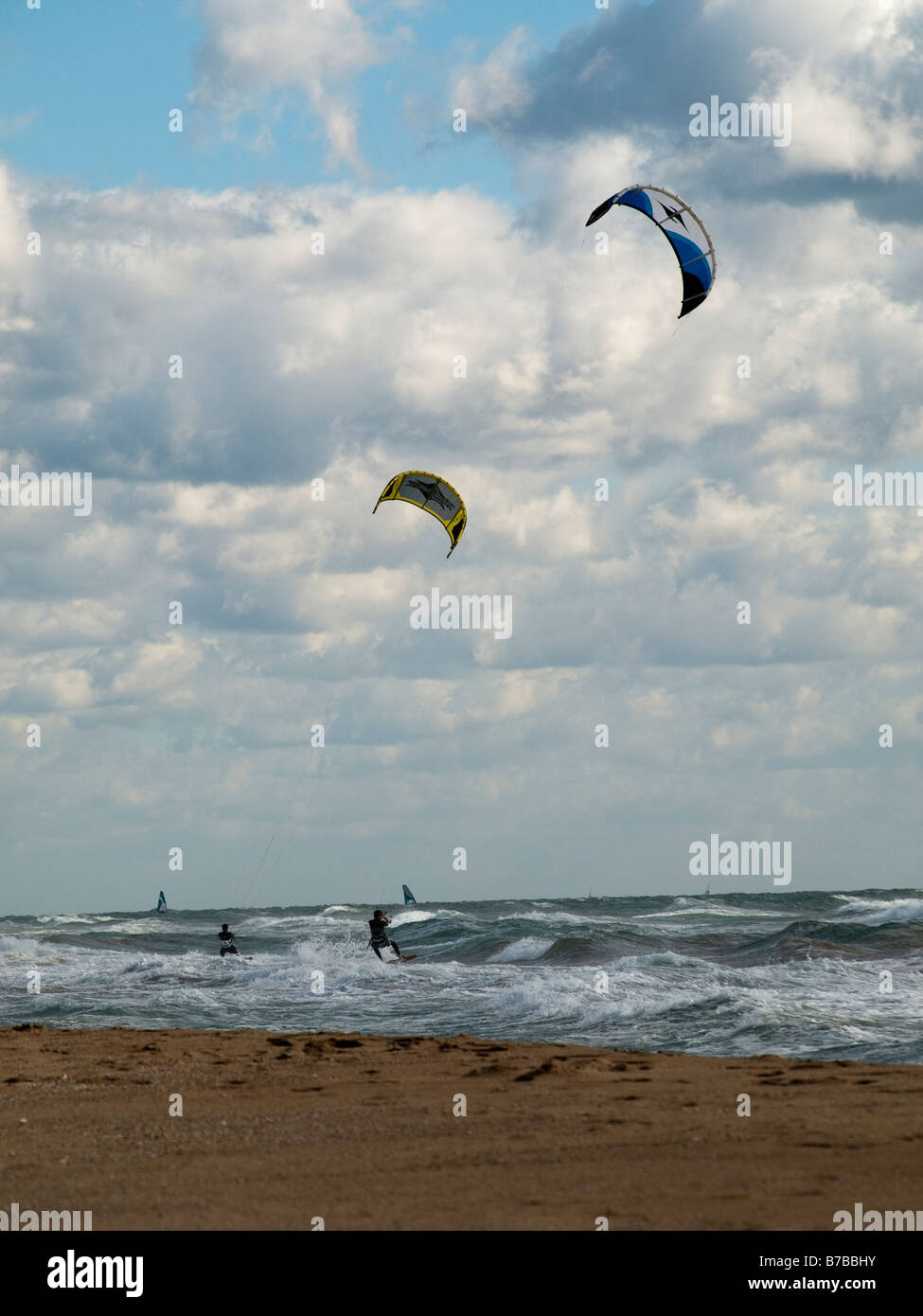 Extreme kitesurfing in spain hi-res stock photography and images - Alamy
