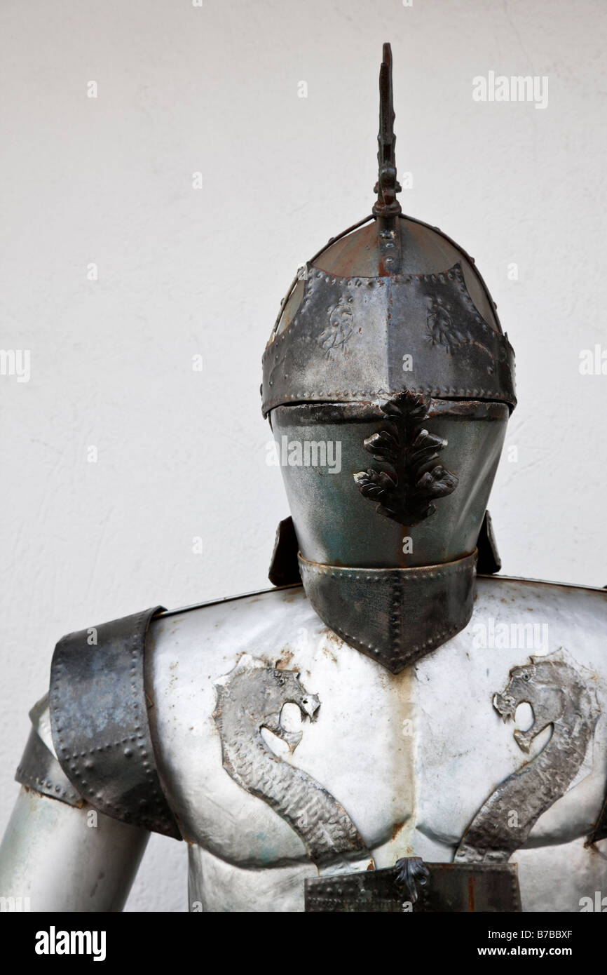 The bust section of an old suit of armor Stock Photo - Alamy