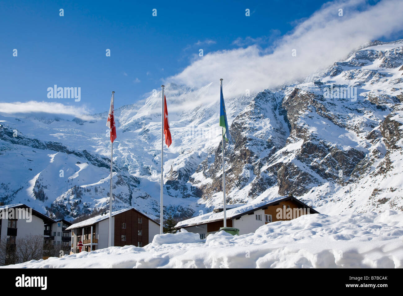 Saas Fee Switzerland Stock Photo - Alamy