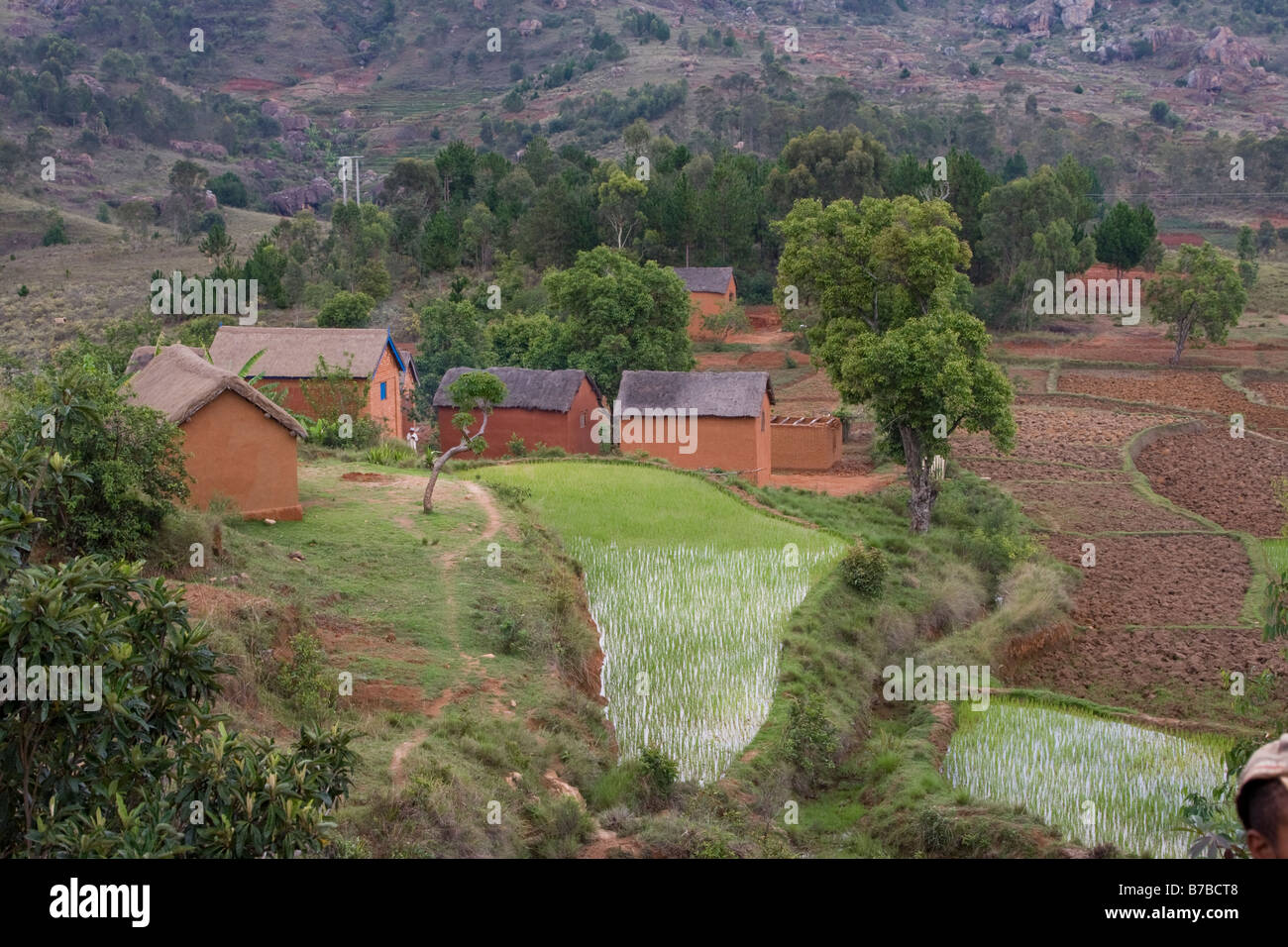 Village Central Madagascar Stock Photo - Alamy