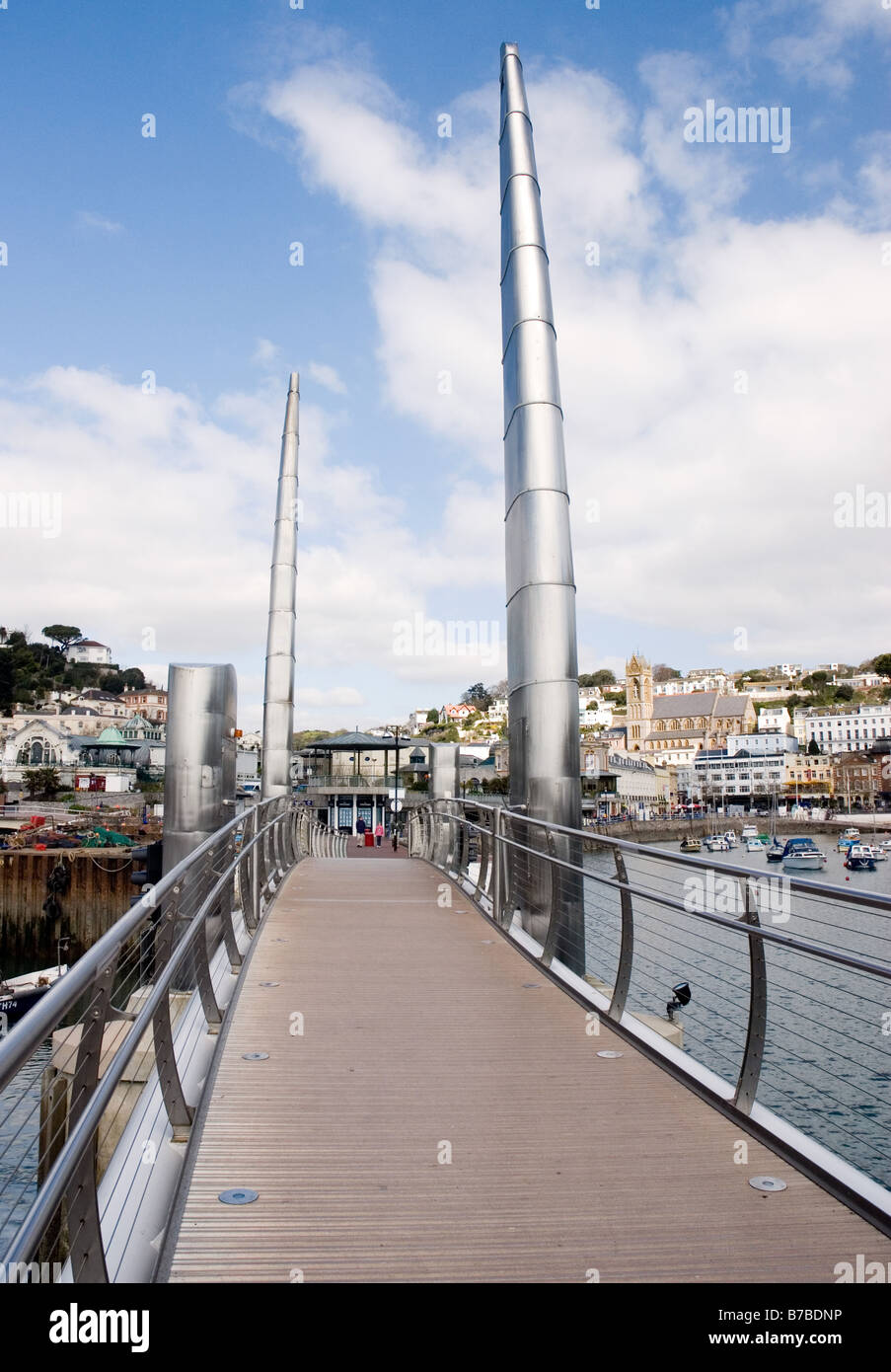 The New Bridge Torquay Stock Photo - Alamy