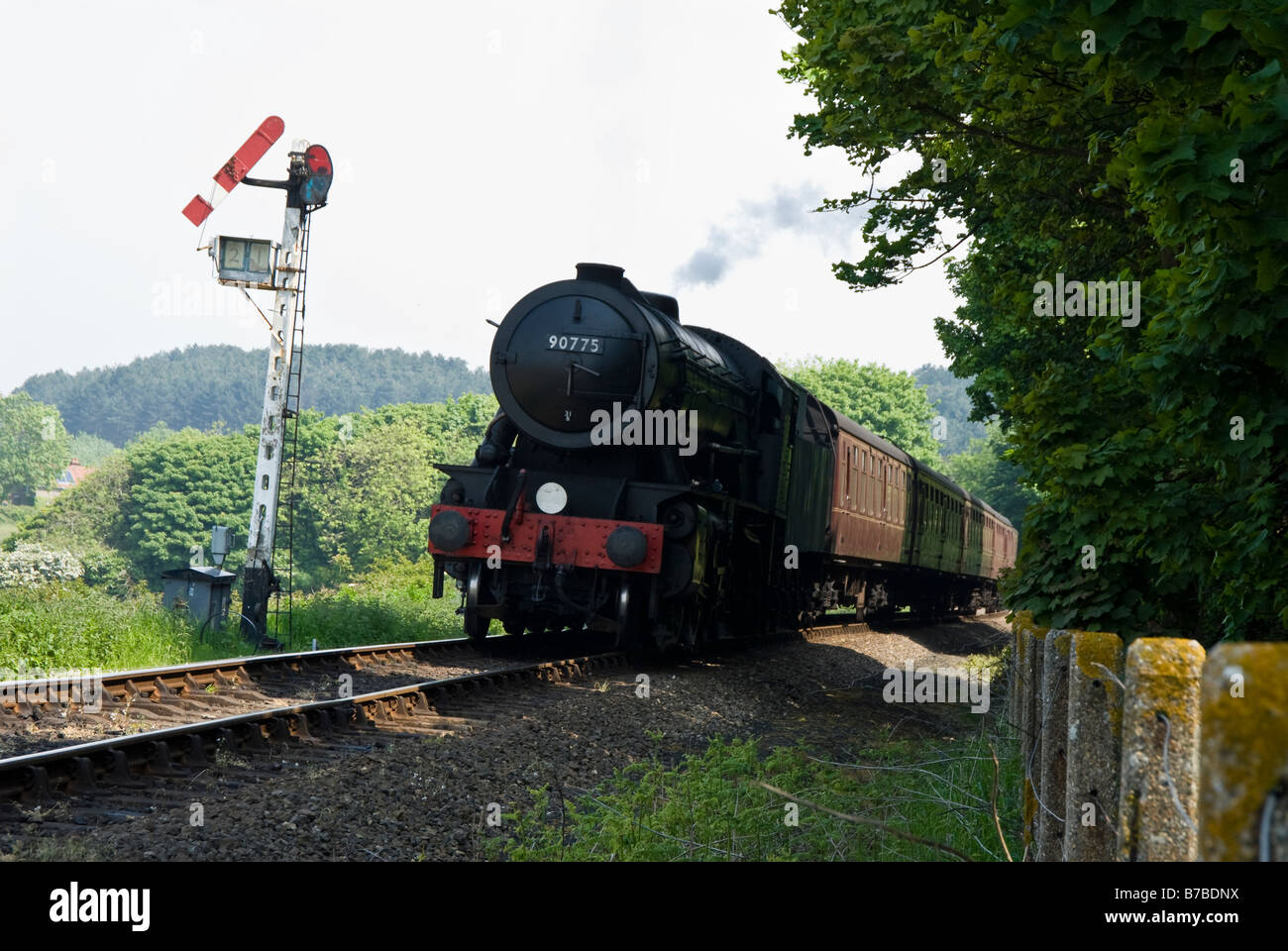 A steam engine on the North Norfolk Railway commonly referred to as The ...