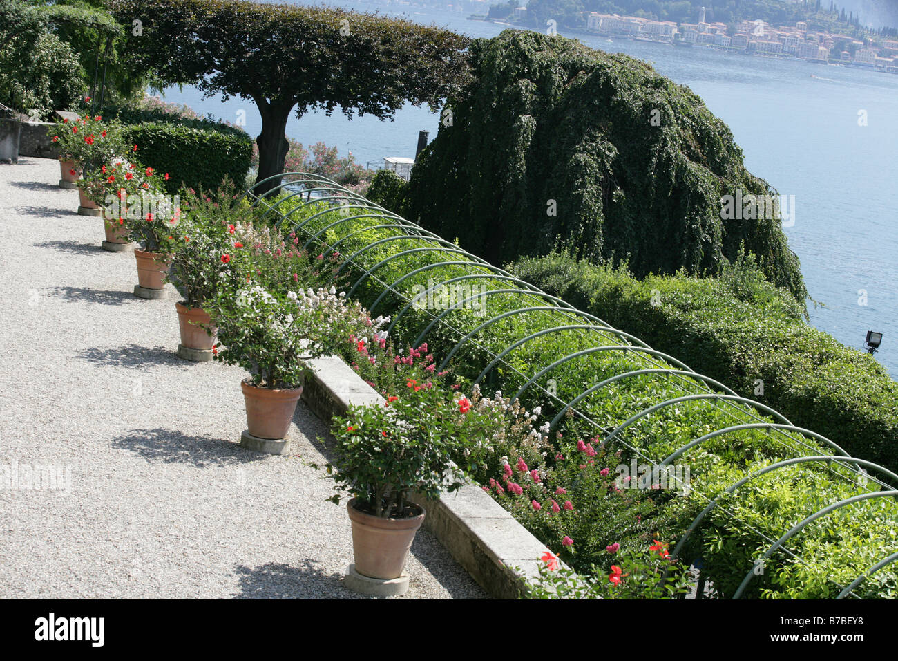 Lake Como Gardens Stock Photo - Alamy