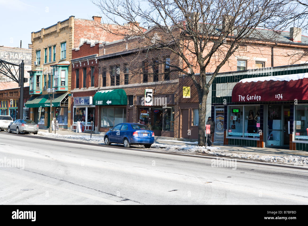 A street scene from N. High St. in Columbus Ohio Stock Photo - Alamy