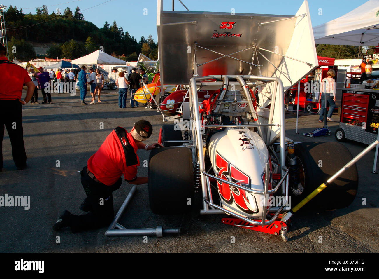 Sprint car speedway hi-res stock photography and images - Alamy