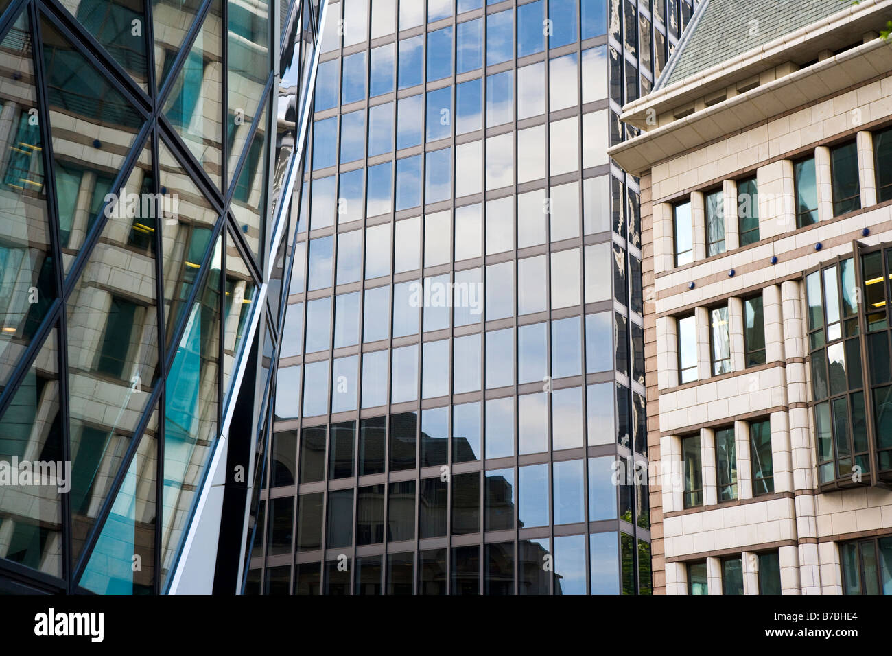Gherking building and nearby architecture London England Stock Photo ...