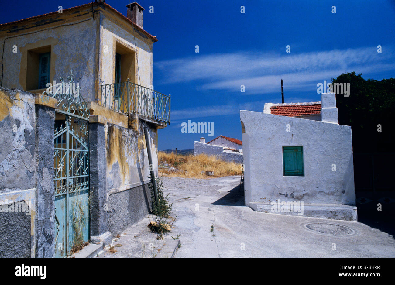Genadi Village Rhodes Greek Islands Greece Hellas Stock Photo - Alamy