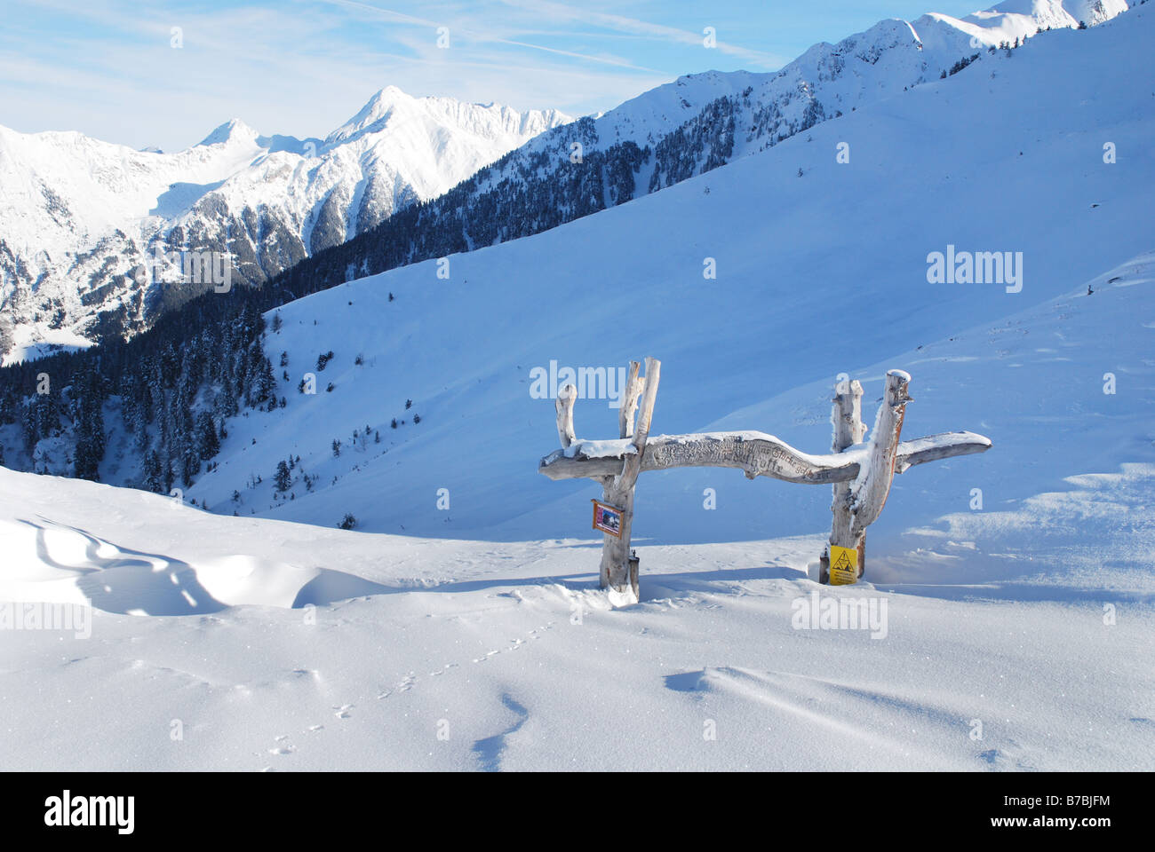 snowscape Ahorn mountains Austria Stock Photo - Alamy