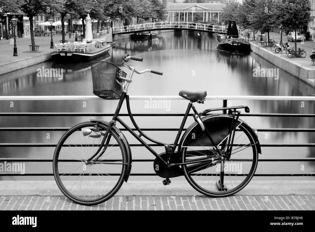 Netherlands canal water Black and White Stock Photos & Images - Alamy